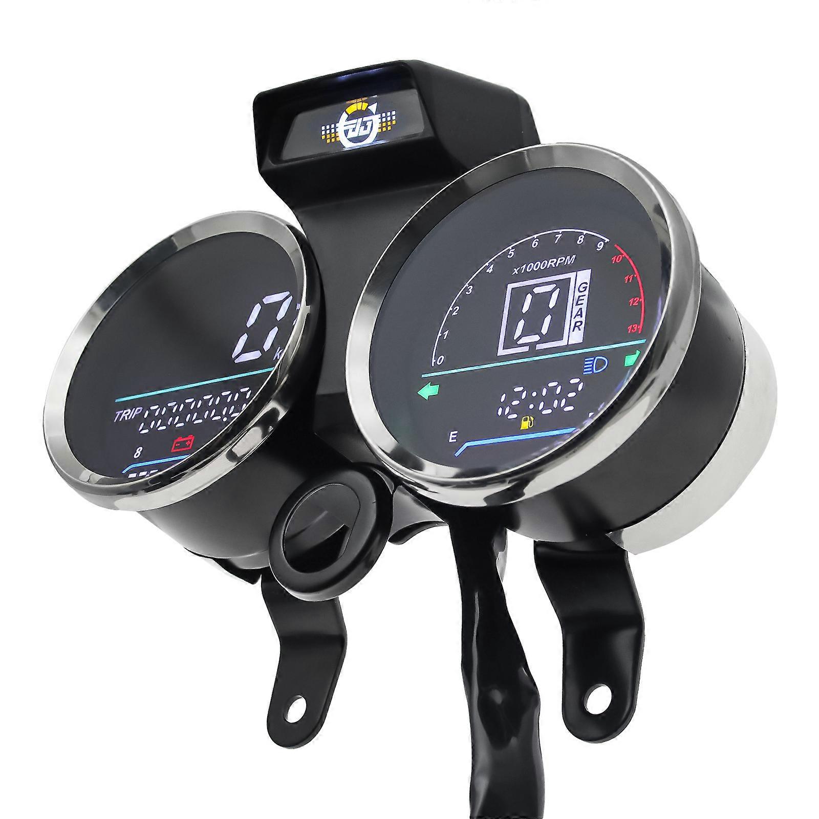 Motorcycle Instrument Digital Waterproof Motorcycle Gauges Moto Digital ...