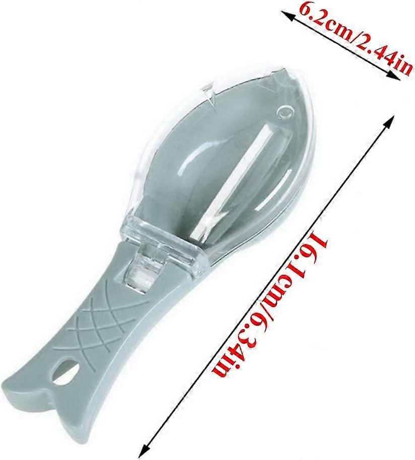 Plastic Fish Scale Scraper Remover Multifunctional Fish Scales Clean ...