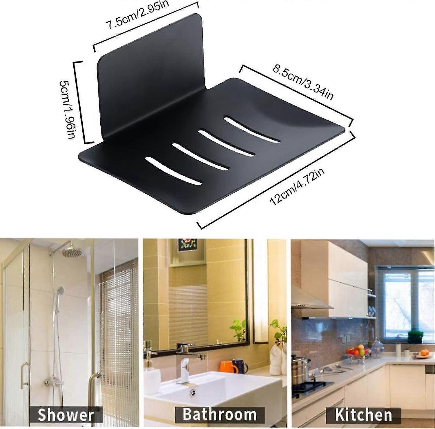 New- Self -adhesive Soap Holder, Soap Holder Without Drilling Stainless ...