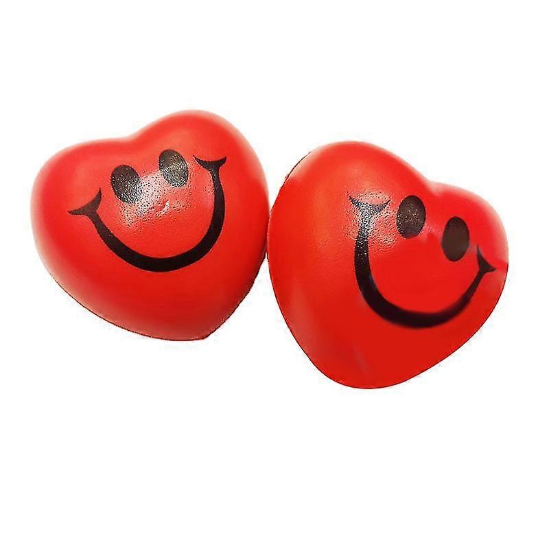 12 heart-shaped smiling face pressure balls, Valentine's Day gift ...