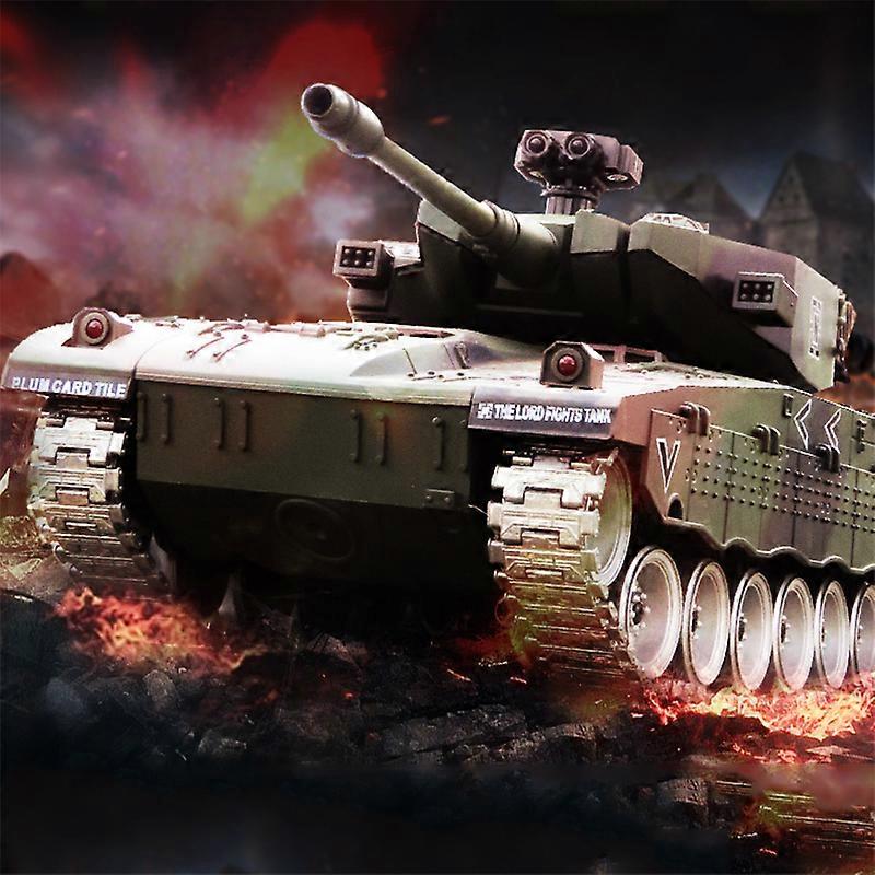 RC Metal Tank Simulation Water Bomb Launch with Recoil Military Chariot ...