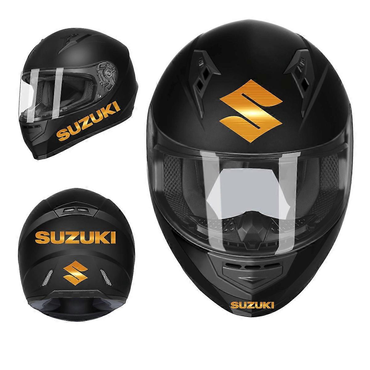 1 Set Motorcycle For Suzuki Helmet Sticker Decal LogoVehicle Wraps ...