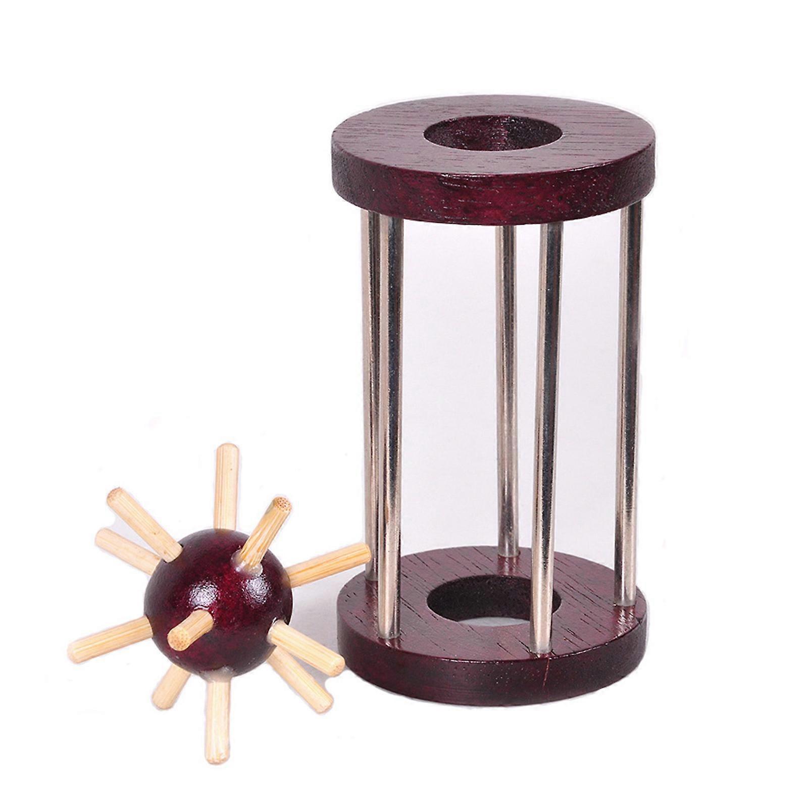 2.28x3.82in Unlock Interlock Game IQ Logic Test Wooden and Metal ...