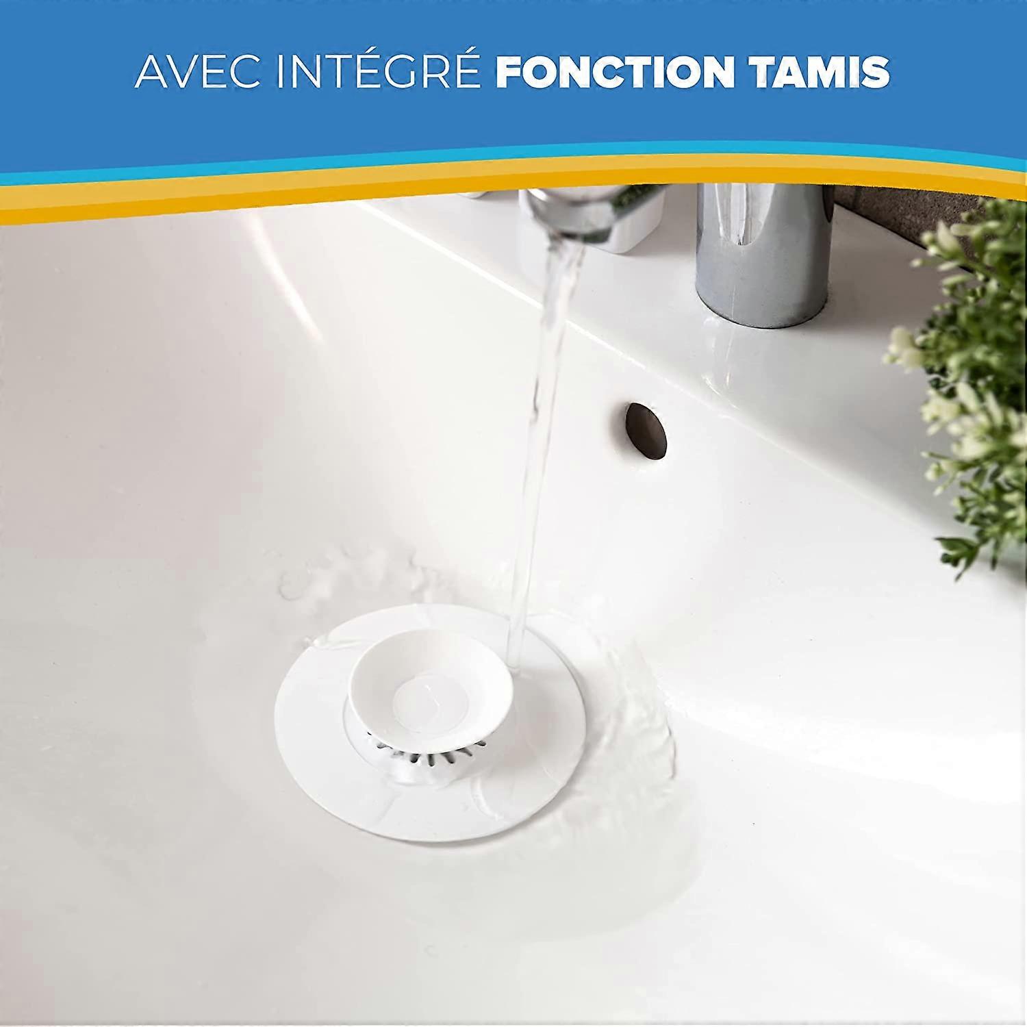 Universal drain plug - Basin stopper with hair sieve function ...