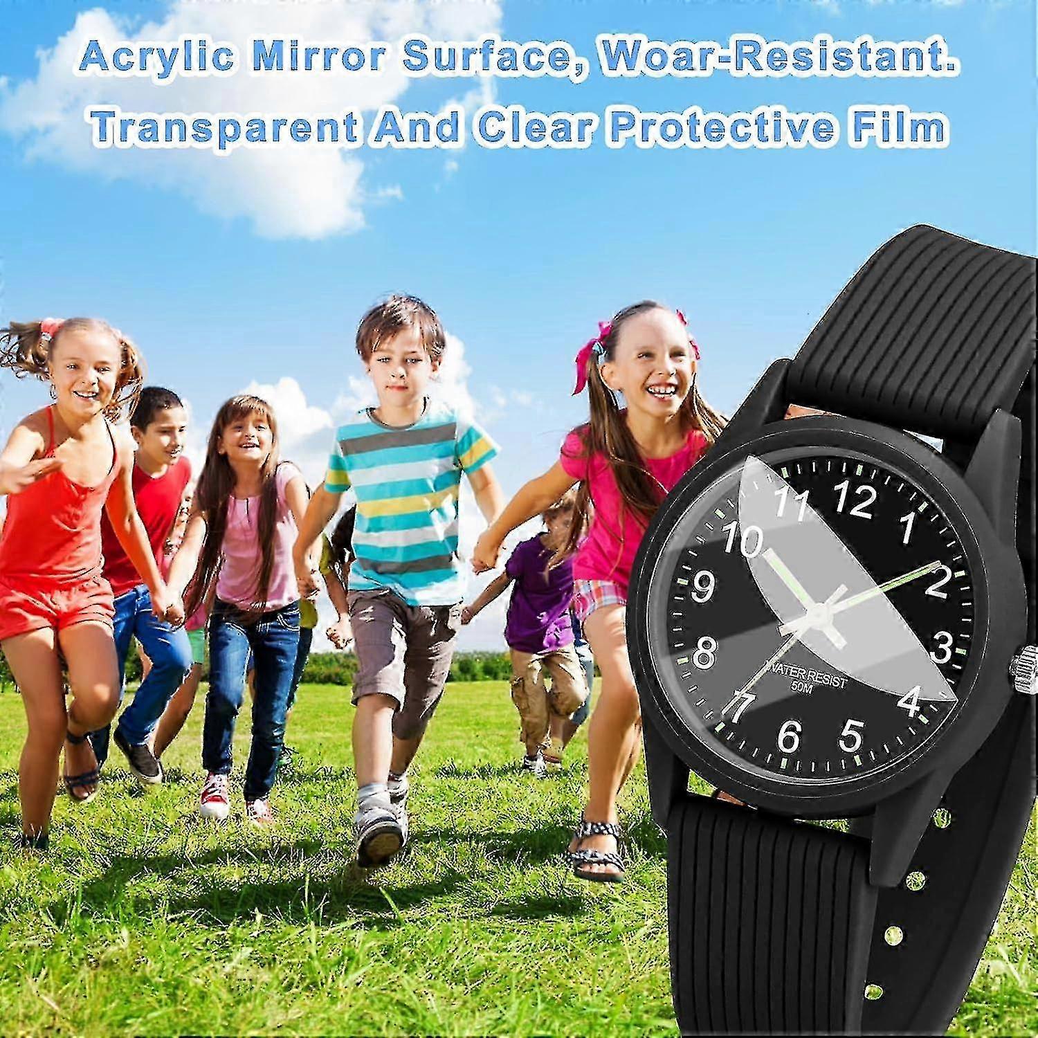 Kids Analog Watches For Girls Boys Kids Watches With Soft Band Learning ...