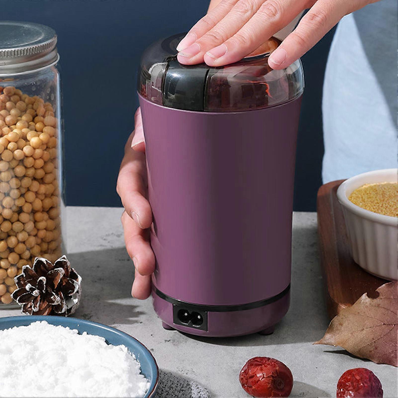 Electric Coffee Grinder Space-saving Spice Grinder Food Grade Stainless ...