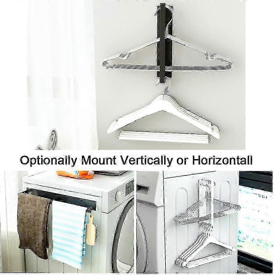 Hanger Organizer,hanger Storage Rack For Washing Machine,hanger Stacker ...