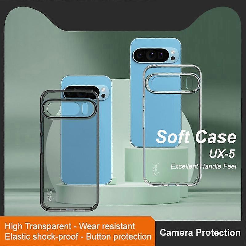 For Google Pixel 9 Pro XL IMAK UX-5 Series Transparent Shockproof TPU Protective Phone Case ...