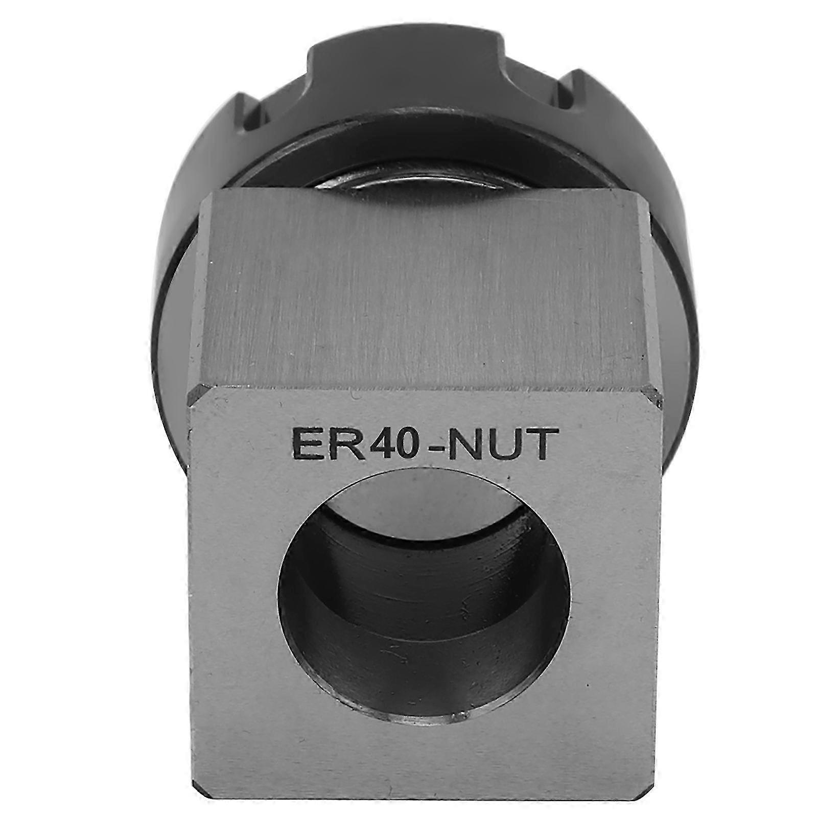 Square Collet Chuck Block Silver Carbon Steel High Accuracy CNC Lathe ...