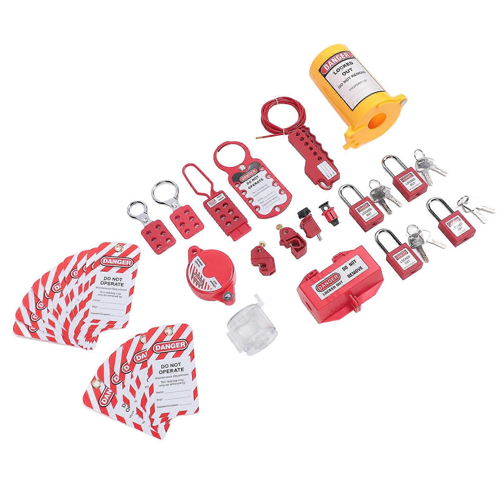Risegun Lockout Tagout Kits Electrical, Lockout Tagout Station Safety ...