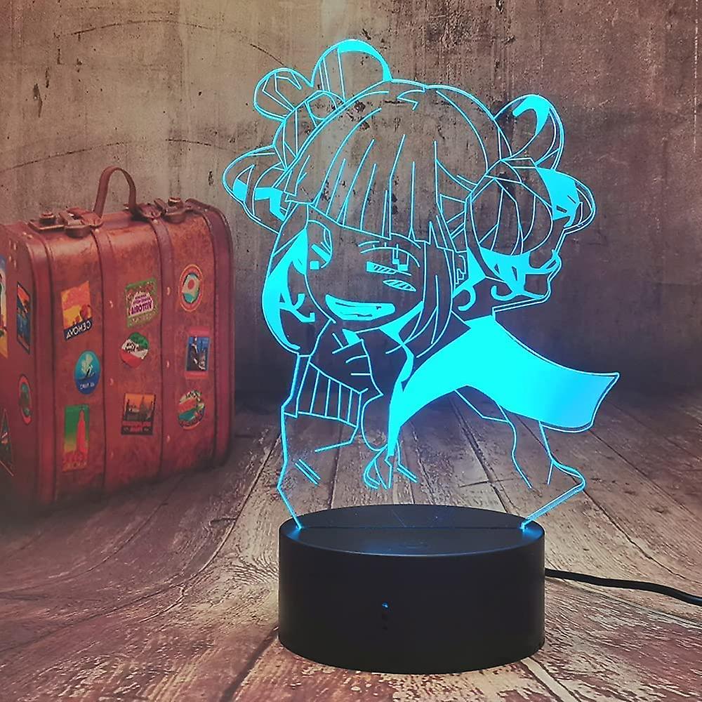Veeki 3D Illusion Lamp Led Night Light Anime My Hero Academia Shoto ...
