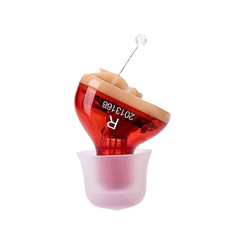 Red Hearing Aid For Seniors And Adults With Noise Reduction And ...