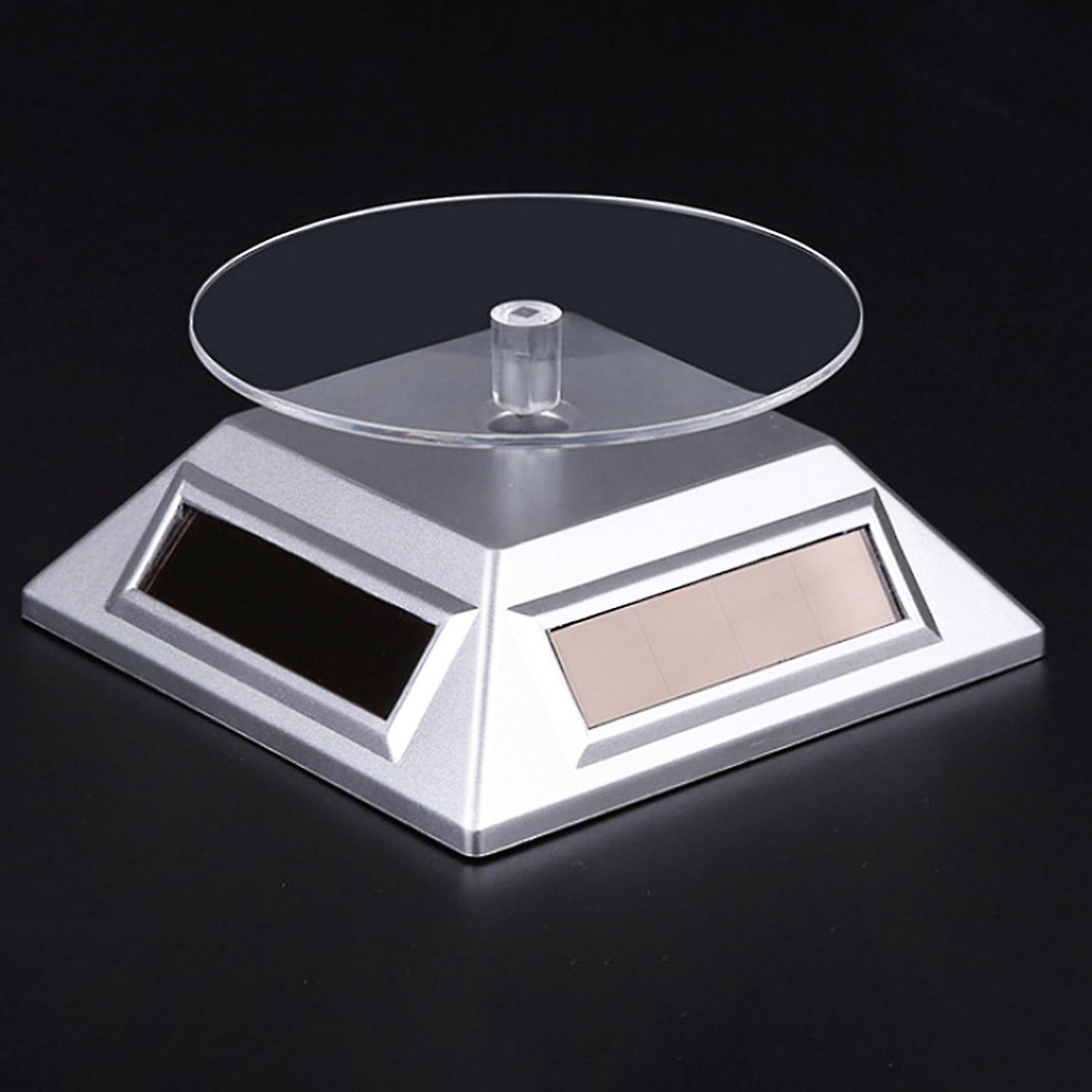 Solar Display Stand 360 Degrees Rotation Energy-Saving ABS Revolving ...