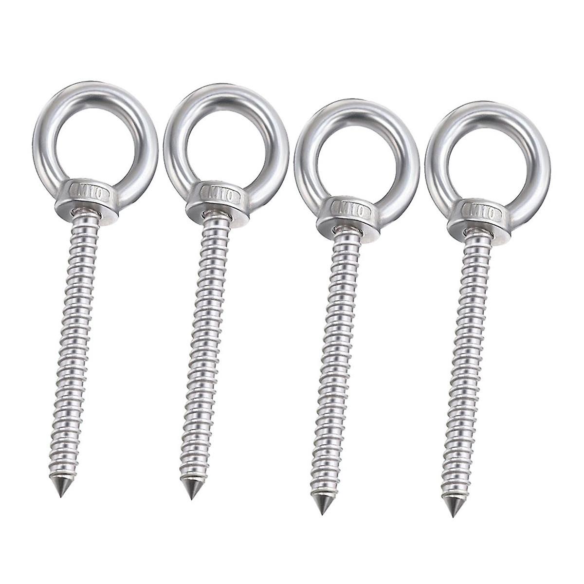 Heavy Duty Eye Hooks Self Tapping Eyelet Screw Load Capacity 700LBS ...