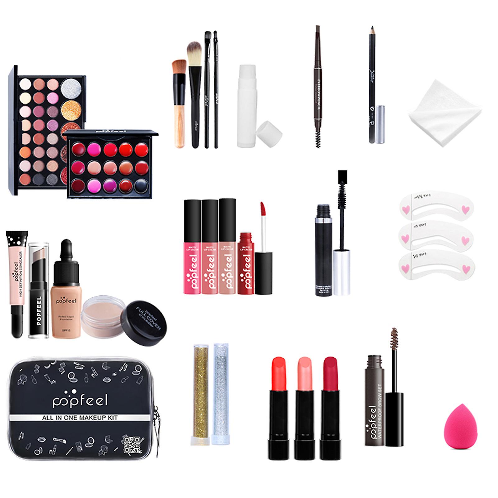 Realove 30Pcs/Set Makeup Kit Professional Universal Full Set Cosmetic ...