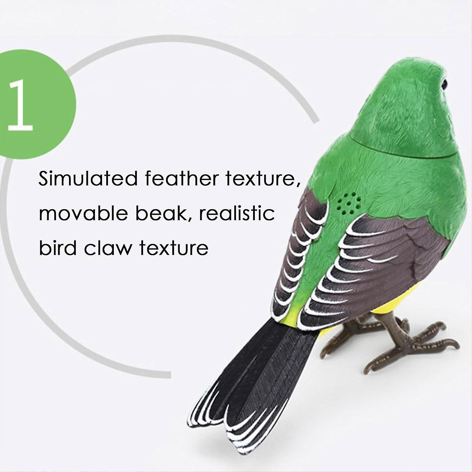 Electric Singing and Chirping Bird Toy, Artificial Bird Toys, Cute ...