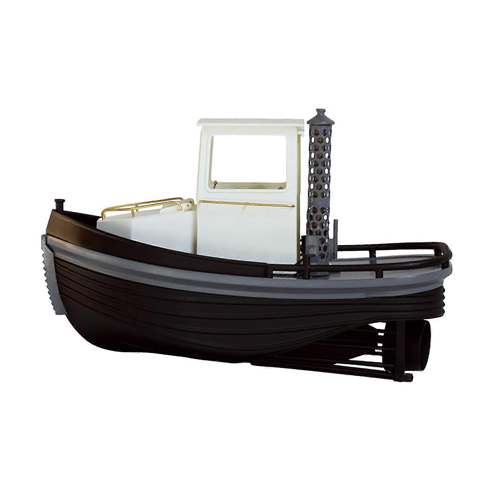 1:18 Scale Harbor Micro Mini Coal Tug Boat 180mm 7" RC Ship Model Kit ...