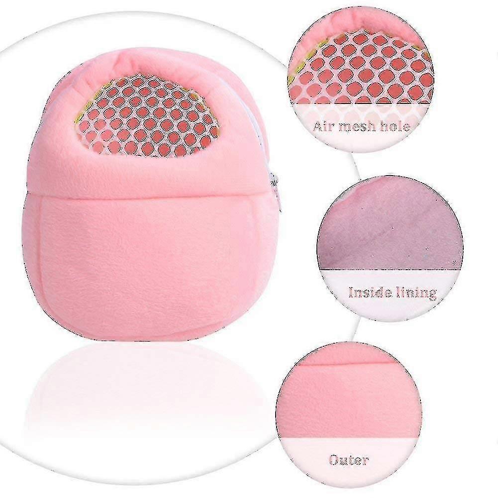 Small Pet Backpack Rabbit Cage Hamster Chinchilla Portable Travel Warm ...