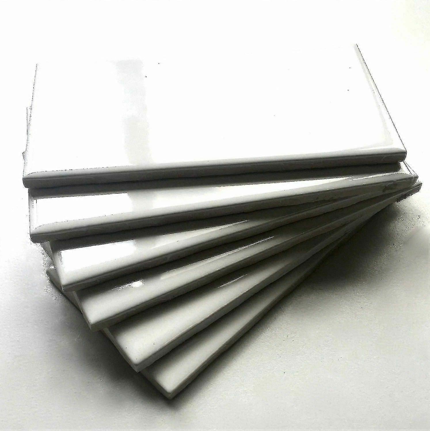 White 3x6 Shiny Glossy Ceramic Subway Tile Splash Board Wall Floor ...
