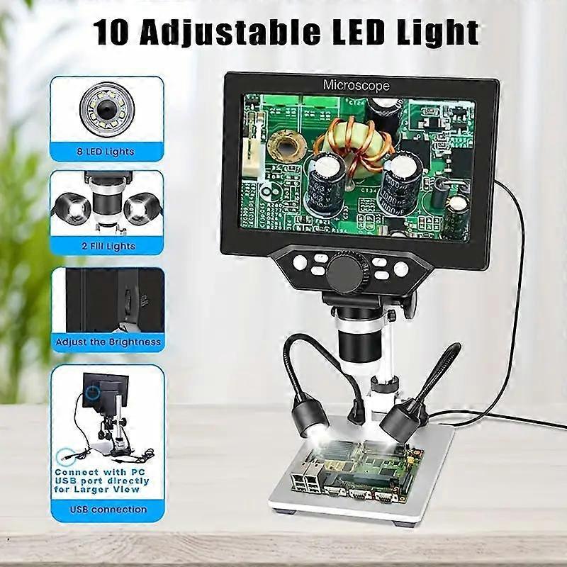 Digital Electron Microscope 7-inch High-definition Display 1200 Times ...