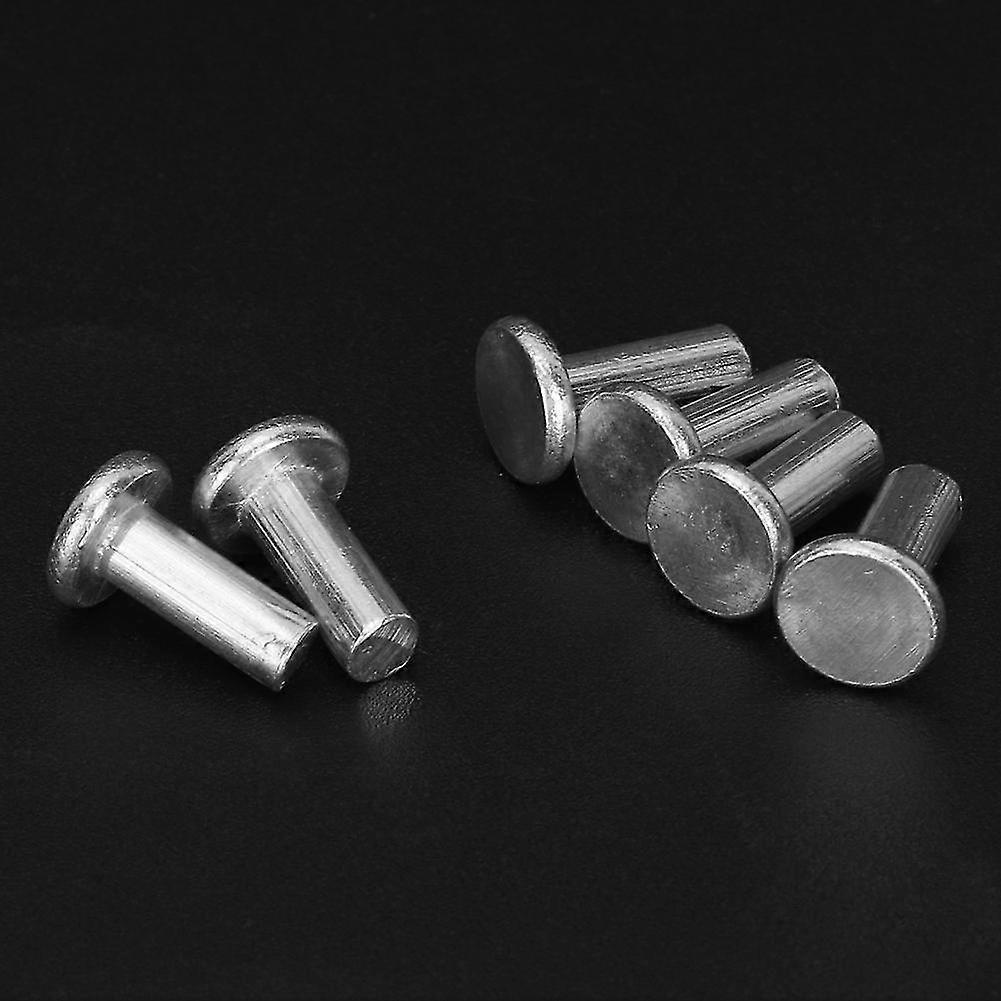 100pcs Gb867 M4 Flat Head Aluminum Rivets Flat Head Solid Rivet | Fruugo UK