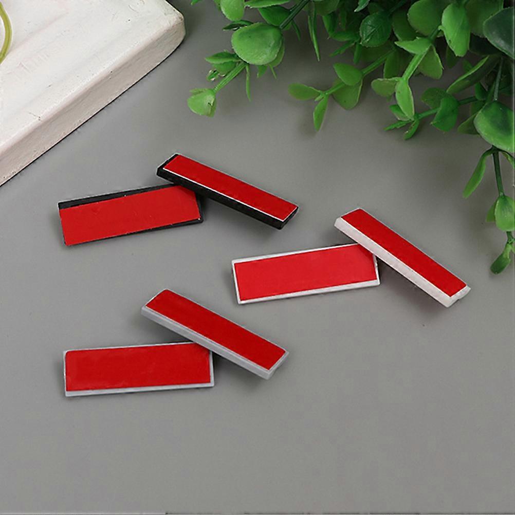 50pcs Self-adhesive ID Badges Safety Pin DIY Adhesive Badge Crafting ...