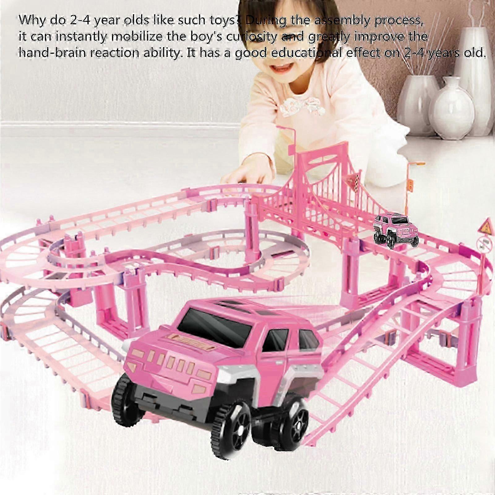 Electric Track Toy Car Engineering Car Children's Educational Toy Track ...
