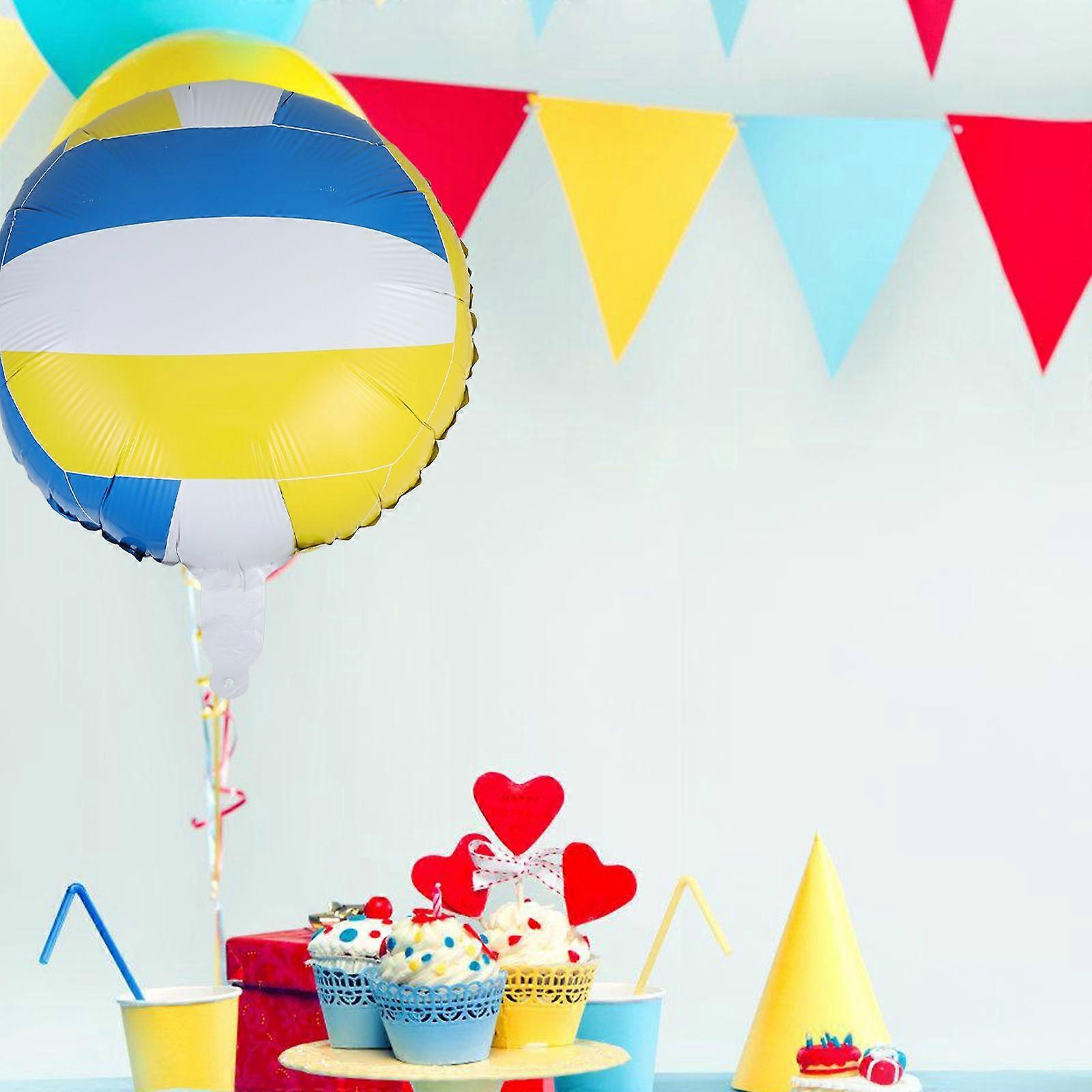 6pcs Volleyball Balloon Inflatable Volleyball Balloon Volleyball Themed ...