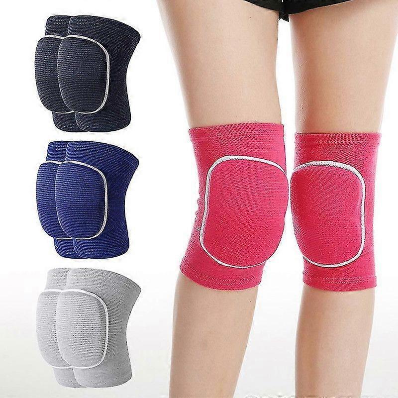 1 Pair Non-slip Soft Knee Pads Knee Sleeve For Dance For Children ...