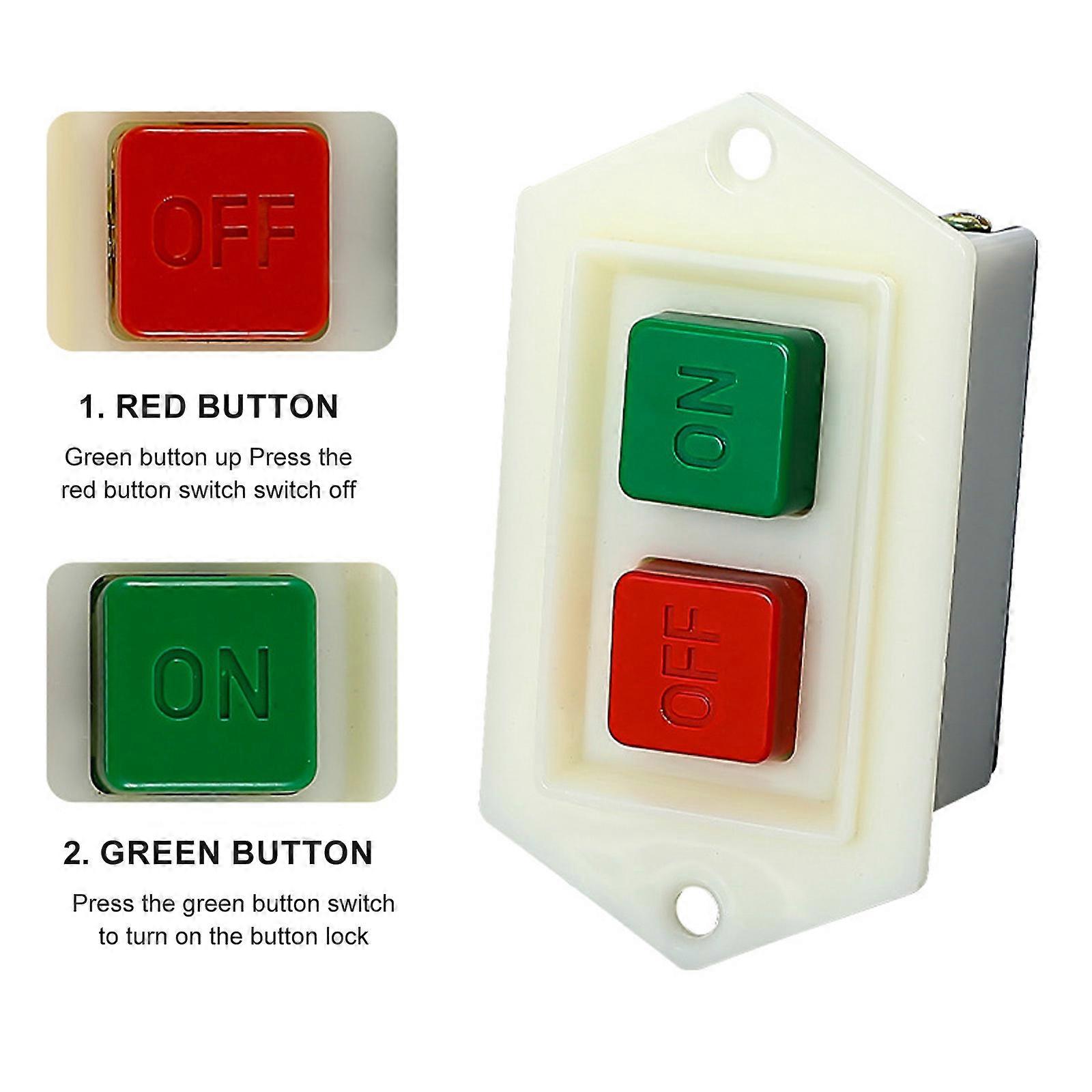 Start Stop Push Button Switches 380V 3 Phase 5A Waterproof Flushing ...