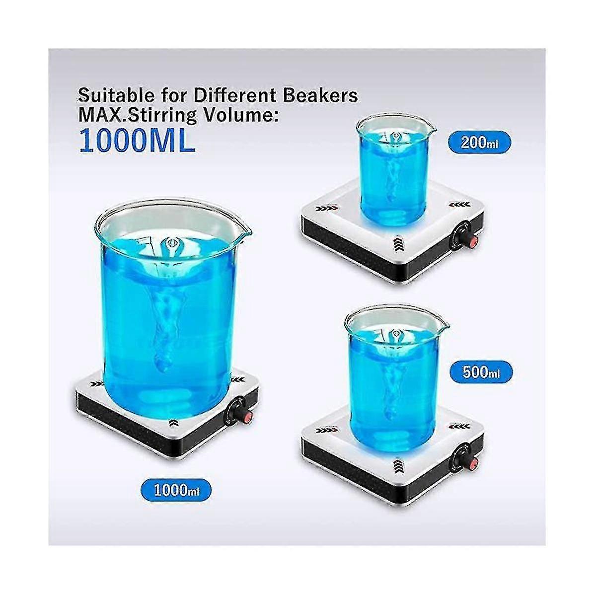 Magnetic Stirrer 6.5inch Stir Plate 2500rpm Speed Stirrer Machine With ...
