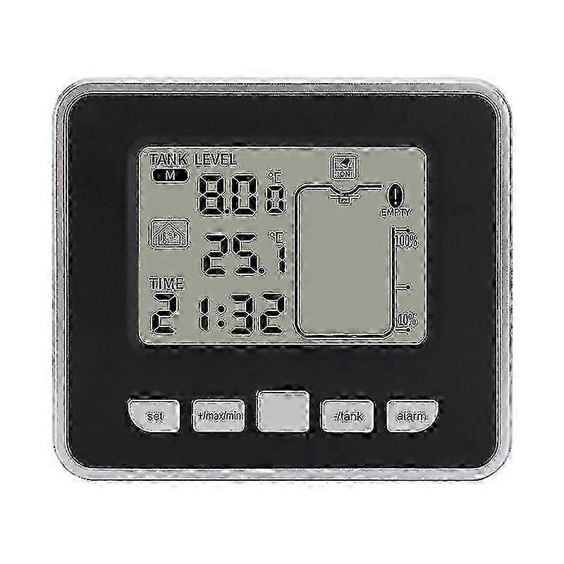 Digital Level Gauge Water Tank Oil Tank Sonic Liquid Level Sensor ...
