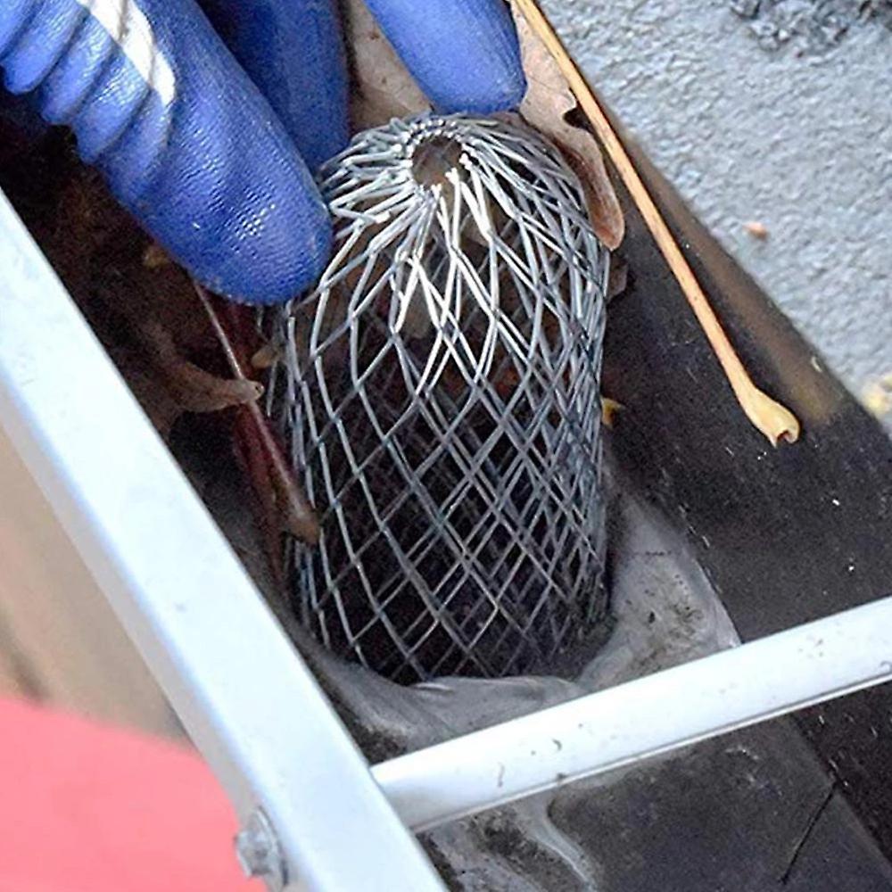 4 Pack Aluminum Gutter Screens Metal Downspout Protector Mesh Filter ...