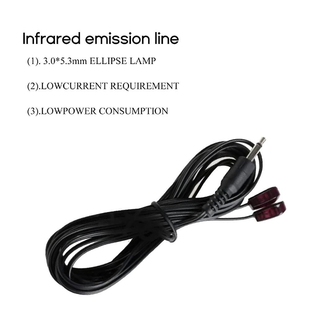 3.5mm Dual IR Infrared Cord Cable for Extender Repeater System IR ...