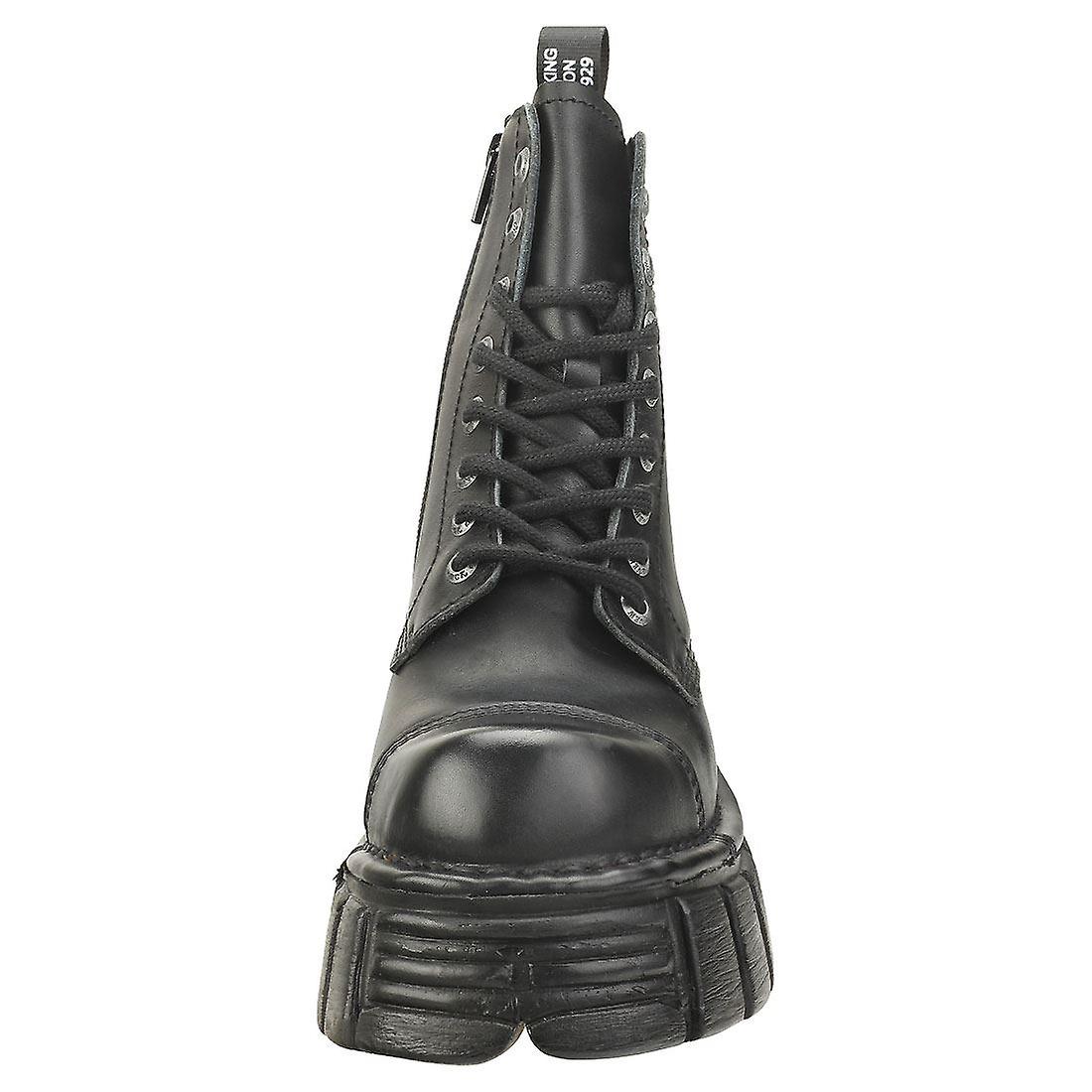 New Rock Metallic M-newmili083-s39 Unisex Platform Boots in Black ...