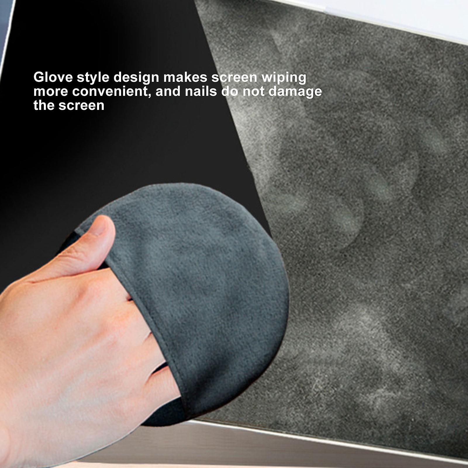 Screen Cleaner Microfiber Wiping Cloth Portable Round Square Phone ...