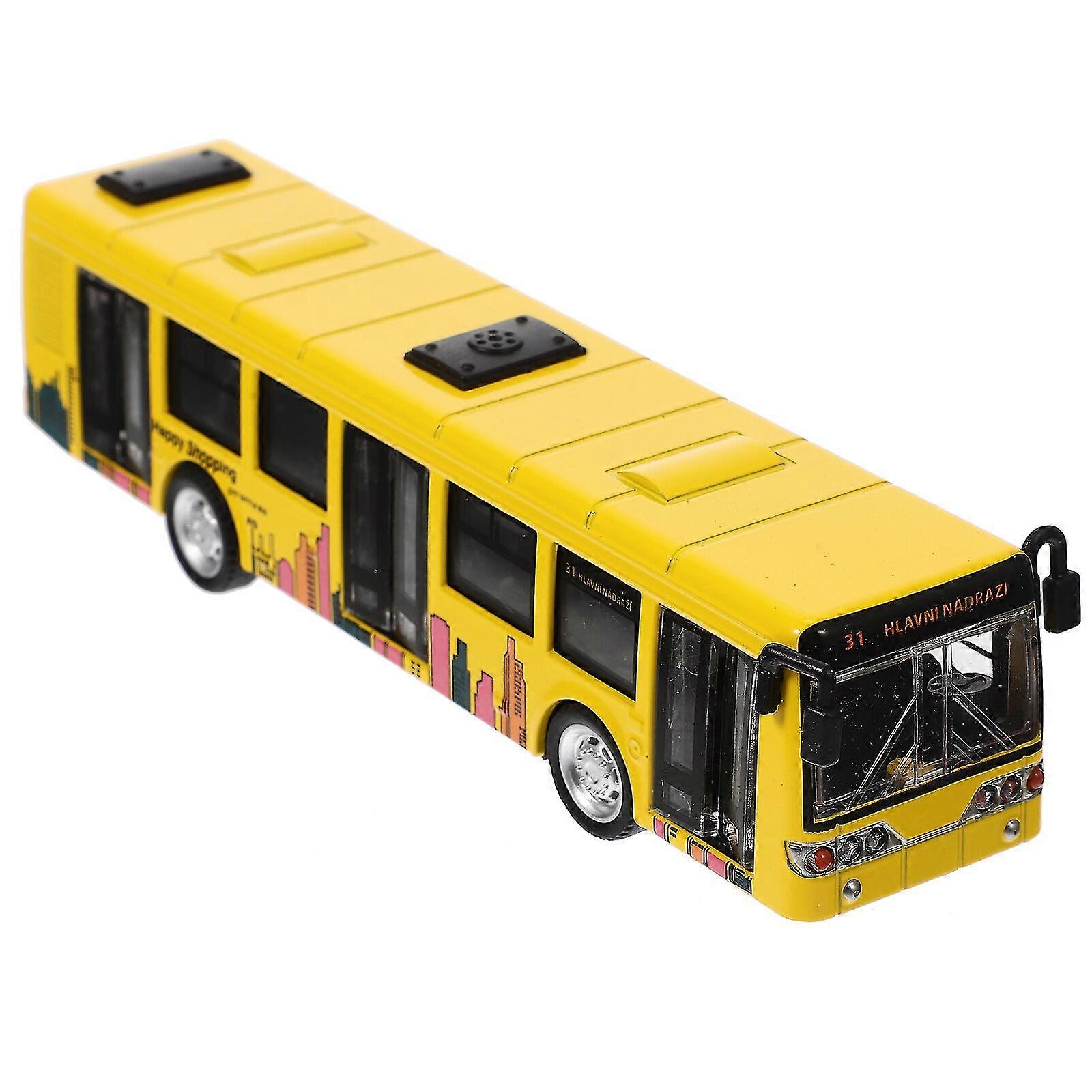 Simulation City Bus Model Pull Back Bus Toy Car Toy Vehicles Toy For ...