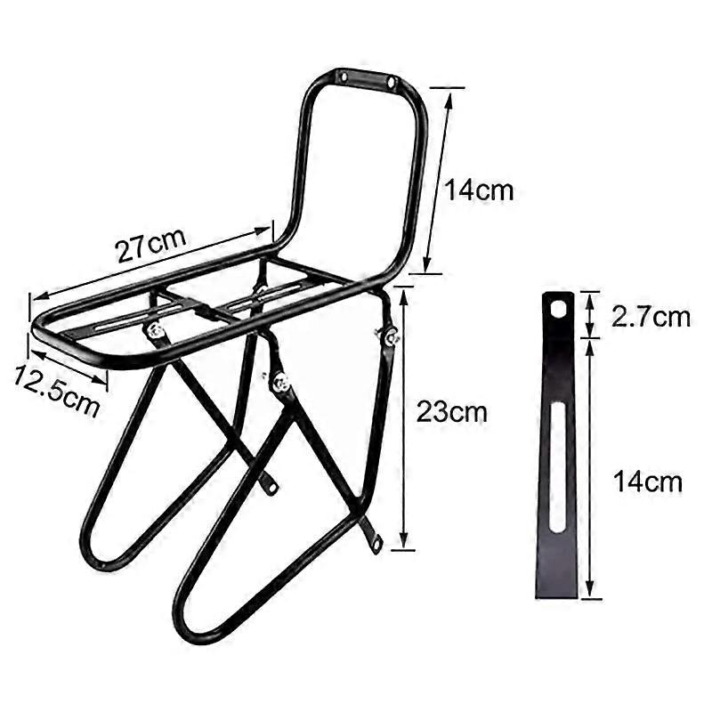 Bicycle Front Rack, Luggage Touring Carrier Racks 15KG Pannier Rack ...