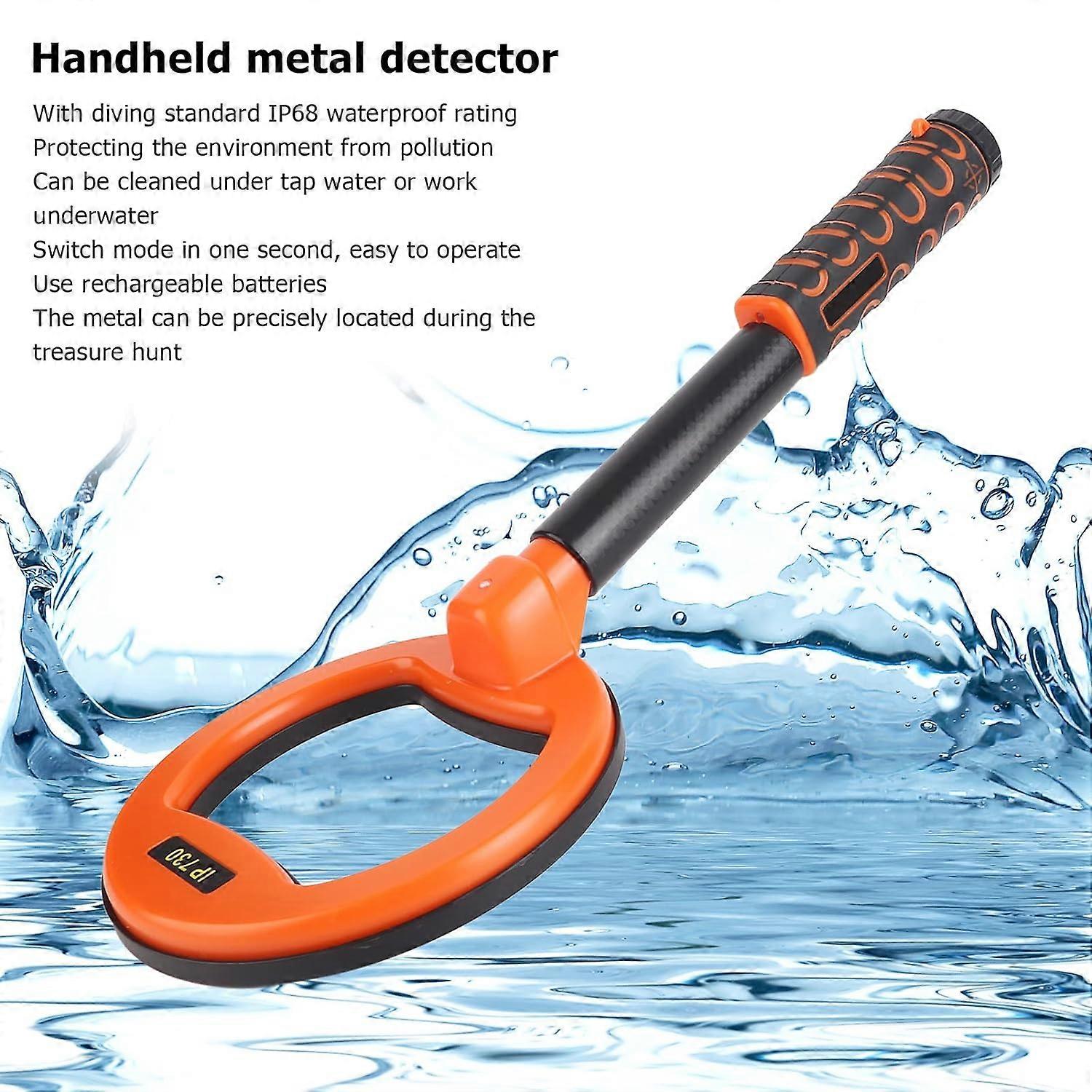 Waterproof Pinpointer, Waterproof ABS Case 30 M60 M Portable Underwater ...