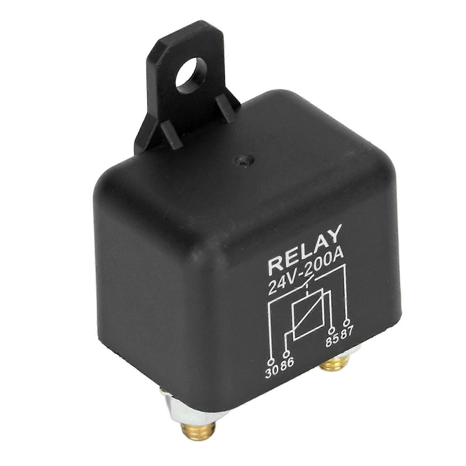24V 200A Car Start Relay High Current Normally Open Brass Coil Vehicle ...