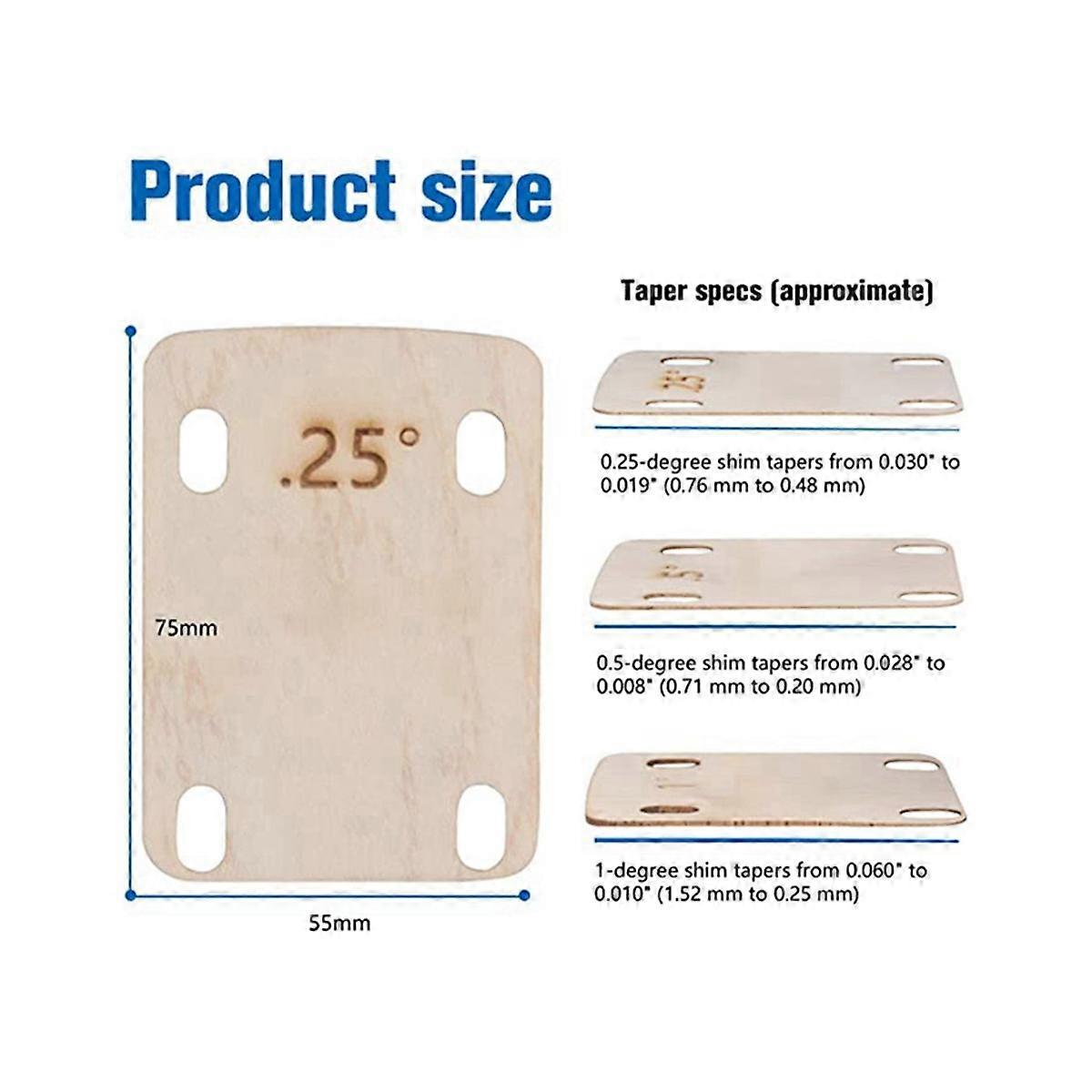 3 Piece Guitar Neck Pad, Made of Solid Maple, Protective Guitar Neck ...