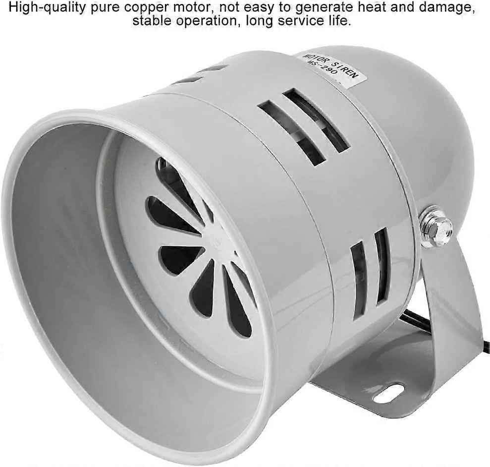 Electric Motor Alarm, Heavy Duty Motorized Air Raid Siren Security ...