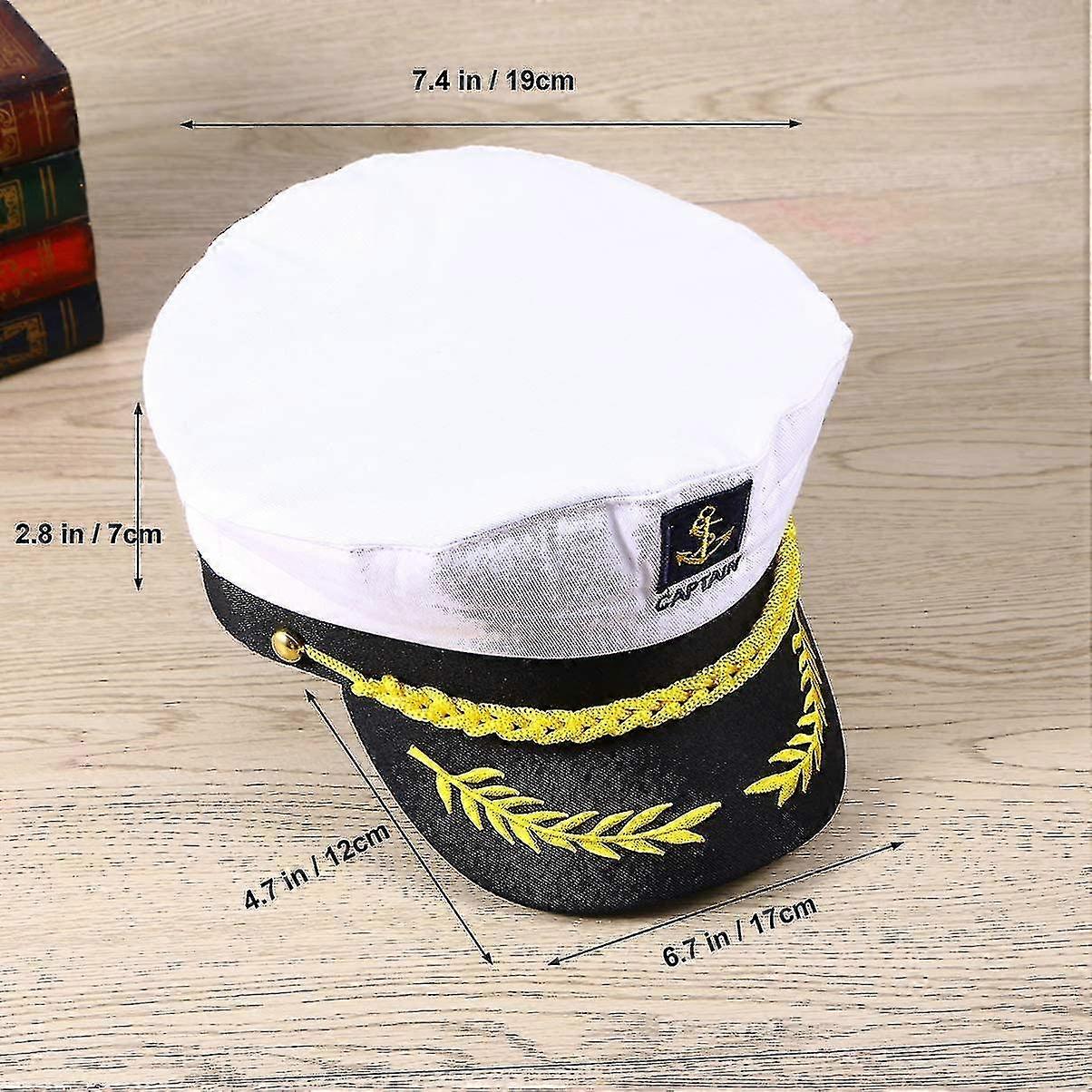 Hat Hugh Captains Men For Captain Sailor Sailors Captains Hats Costume Captain Hat Sailor Hat ...