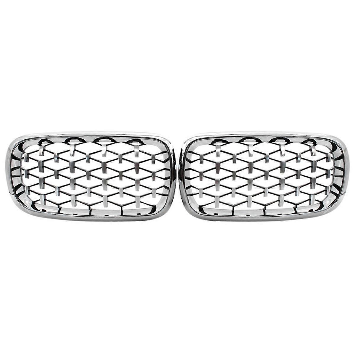 51117294486 51117294485 Chrome Plated Front Bumper Cooling Grille ...