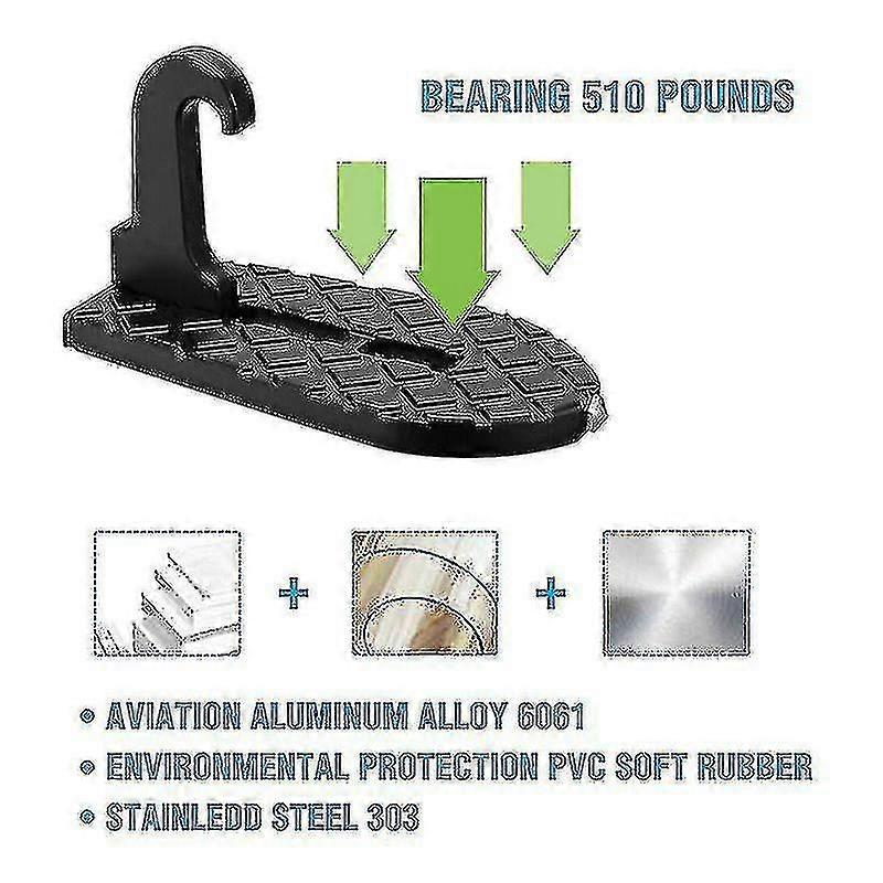 Folding Car Door Latches Hook Step Mini Foot Pedal Ladder For Suv Truck ...