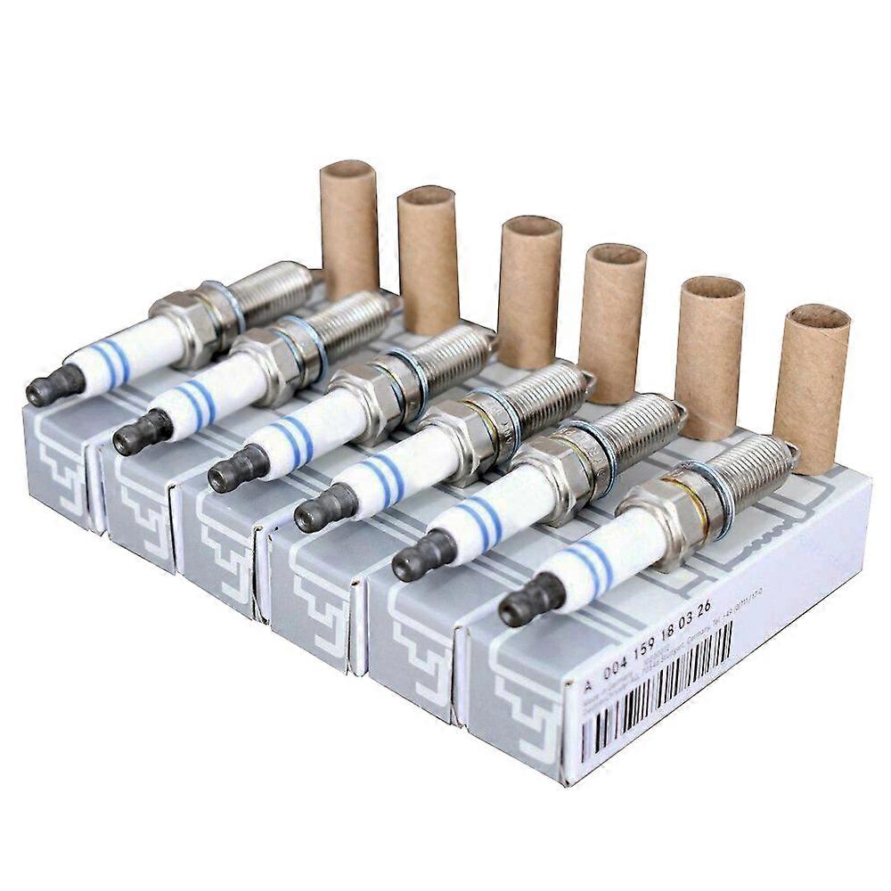 Set of 6 YR7MPP33 Spark Plugs 0041591803 For Mercedes Benz G550 GL450 ...