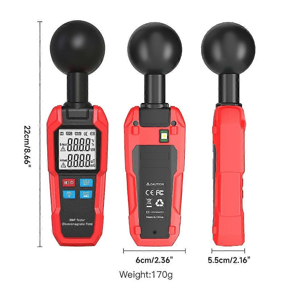 Electromagnetic Field Radiation Detector Tester Meter Counter Emission ...