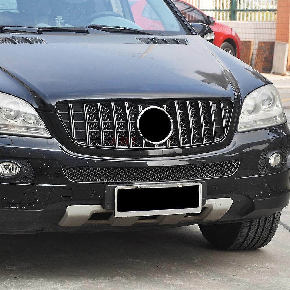 2005-2012 ML Front Bumper Grille W164 Grill Hood Mesh For merced W164 ...