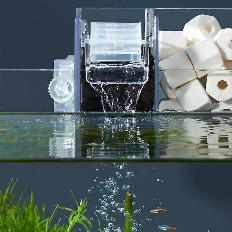 Quiet Fish-Tank Water Filter Wall-Mounted Waterfall Filter External ...