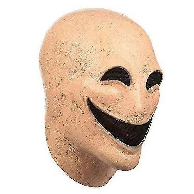 Horror Smile No Face Man Latex Mascara Full Head Terror Faceless ...